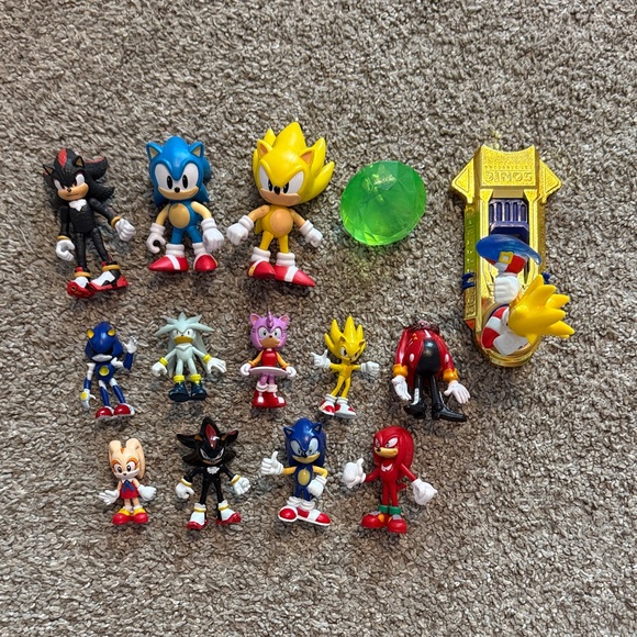 Sega | Toys | Sonic The Hedgehog Action Figures Bundle | Poshmark